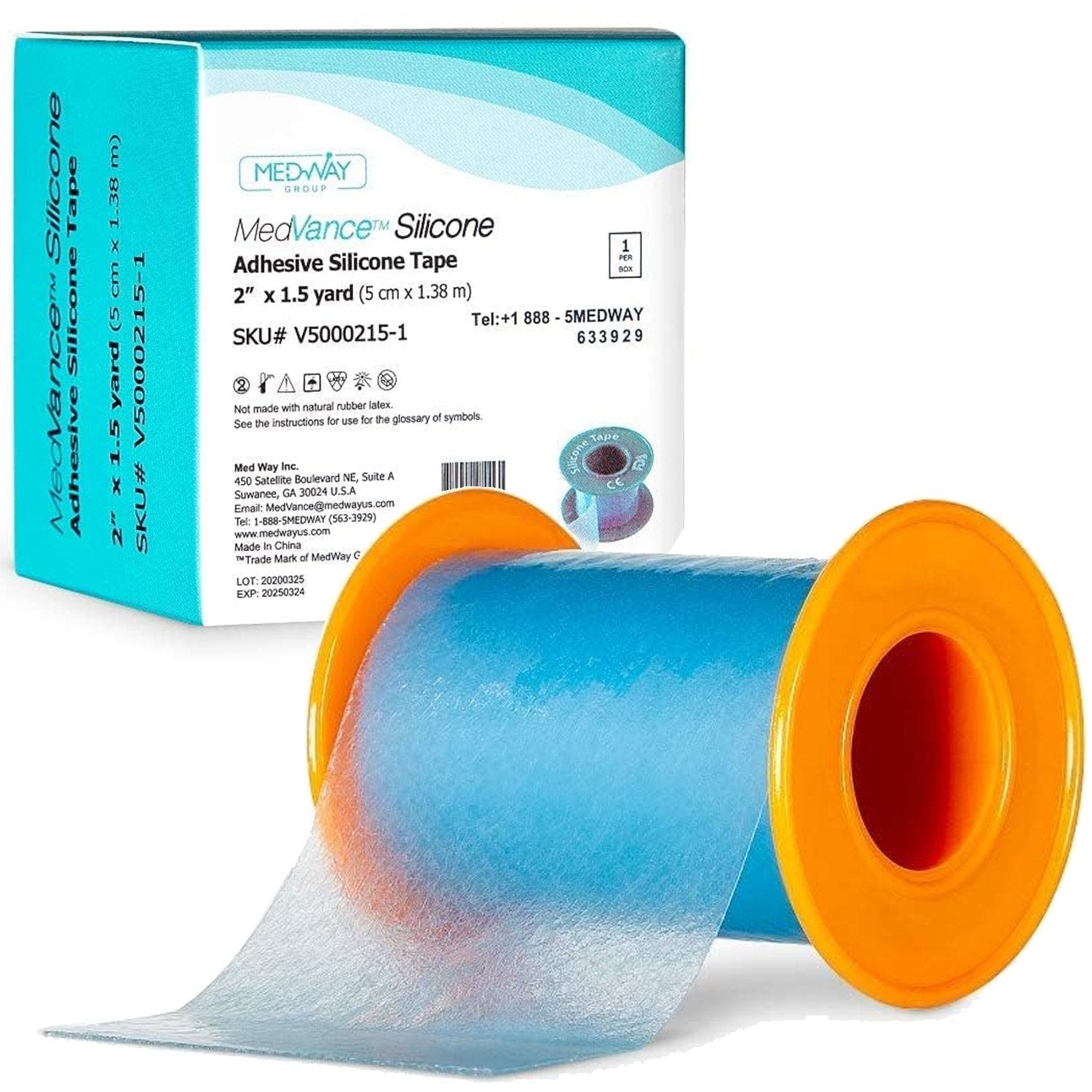MedVance Silicone Tape 2" Wide Soft with Perforation and Cuttable (1 P ...